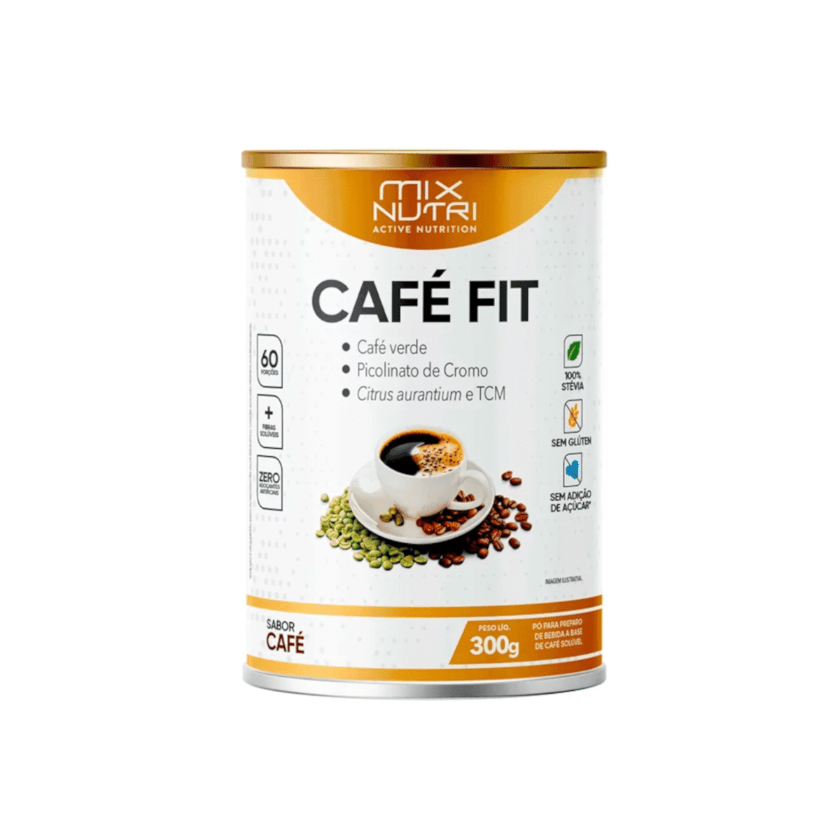 TERMOGÊNICO CAFÉ FIT MIX NUTRI 300g – TL Suplementos